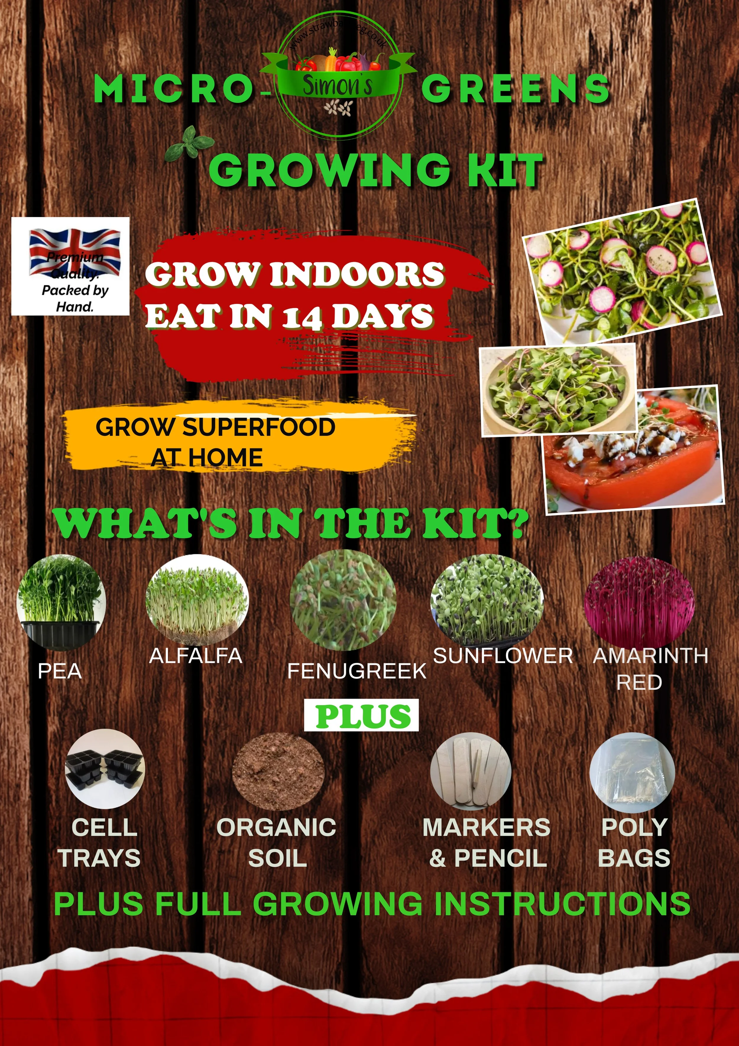 Microgreens Growing Kit. NEW! (clik here or above for more information ...