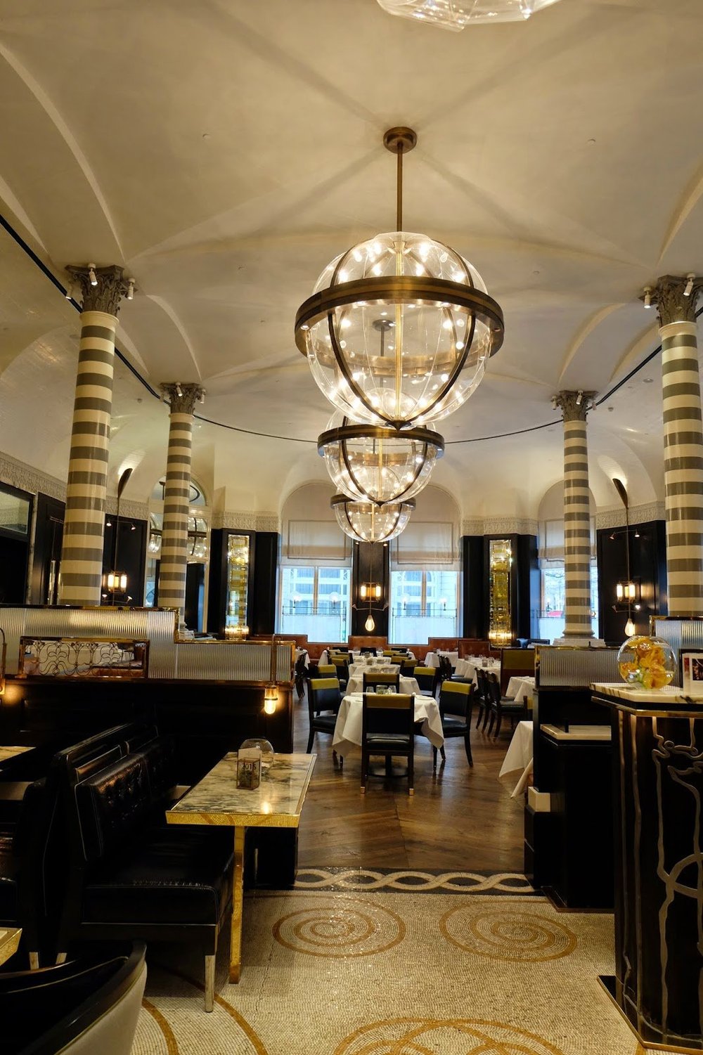 Anatomy of a Room: David Collin's Massimo Restaurant London — Bridget ...