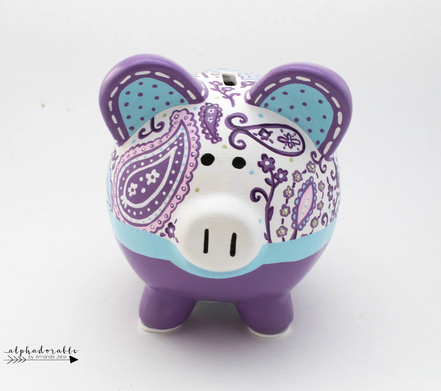Purple Piggy Bank