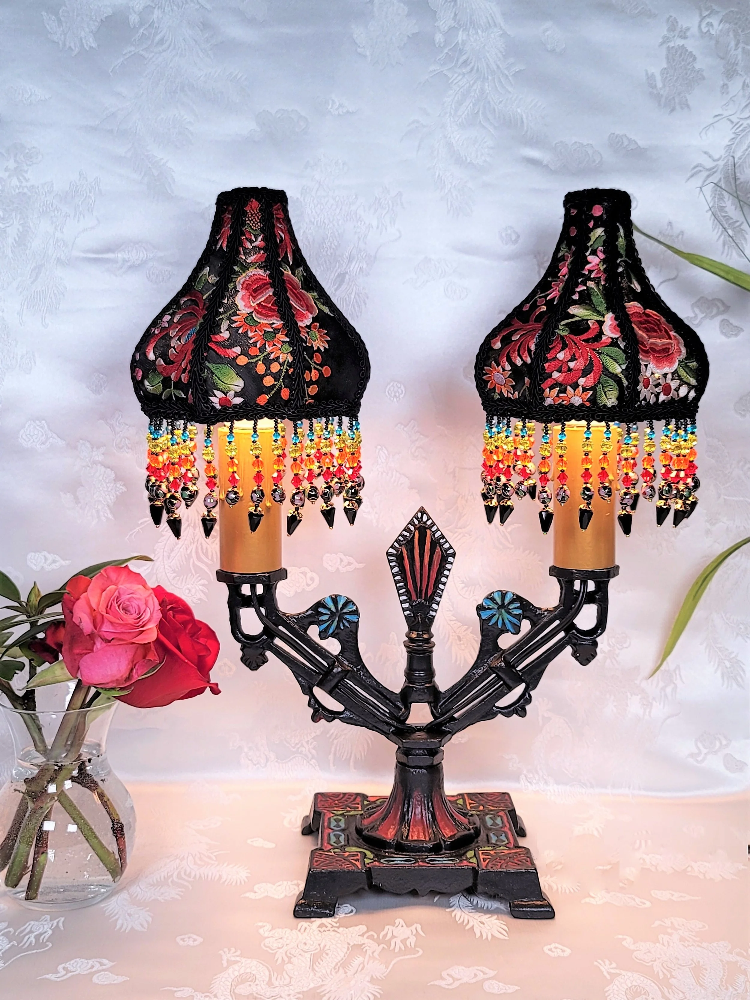 Elegance Lamps - Antique Lamps & Handcrafted Victorian Lampshades