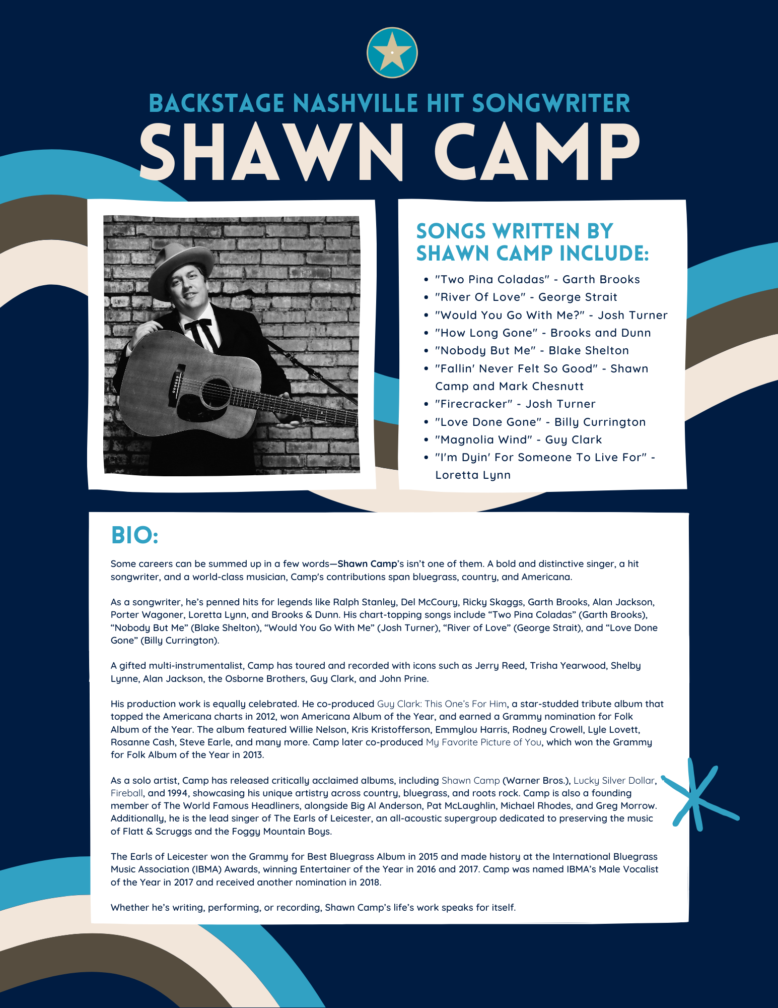 Backstage Nashville featuring Heidi Newfield, Aaron Raitiere, Shawn ...