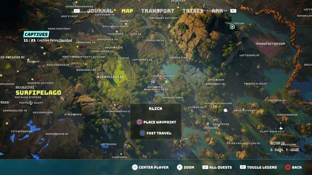 Biomutant Map: All Biomes, Tribe Outposts And Locations – MFICS