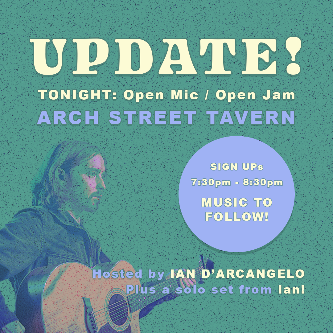 Upcoming Shows — Arch Street Tavern