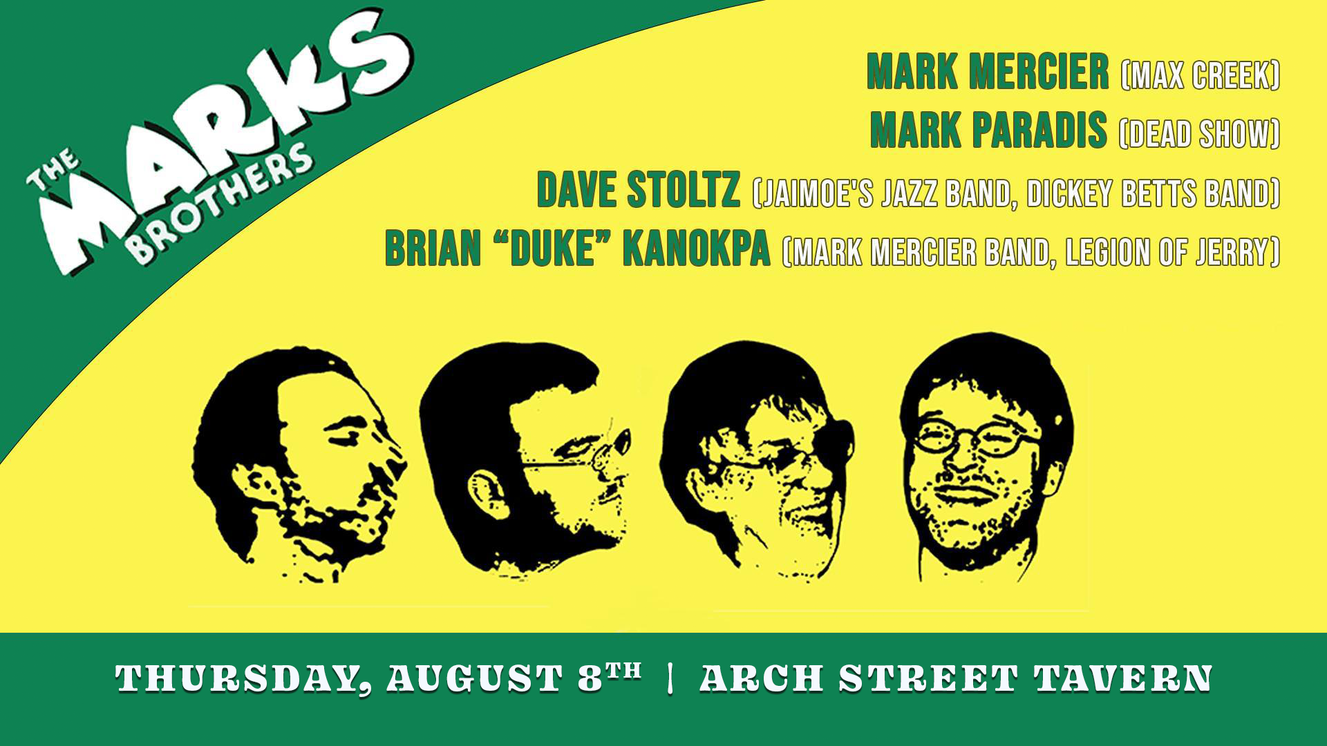 Upcoming Shows — Arch Street Tavern