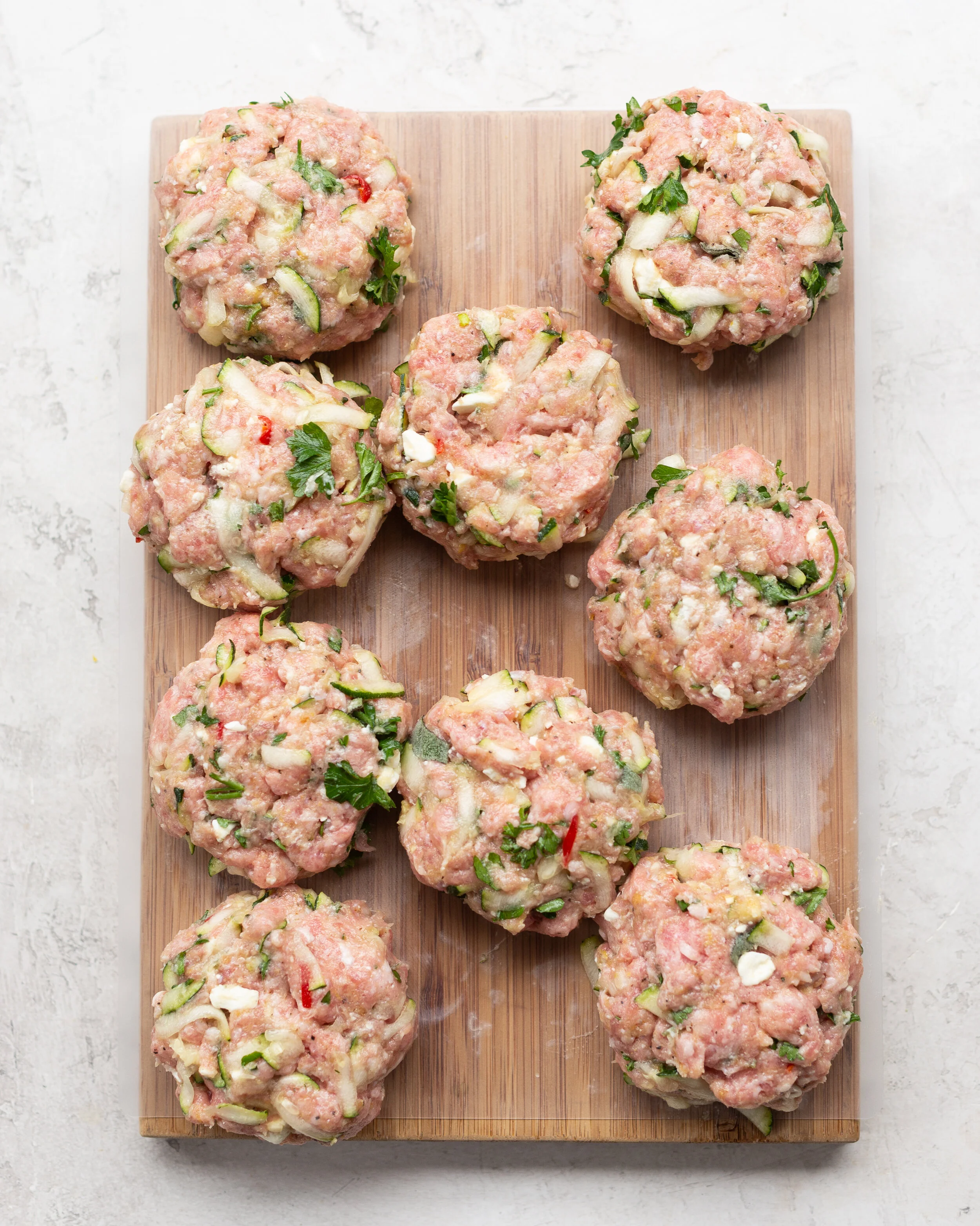 Herby Pork and Zucchini Patties — The Daley Plate