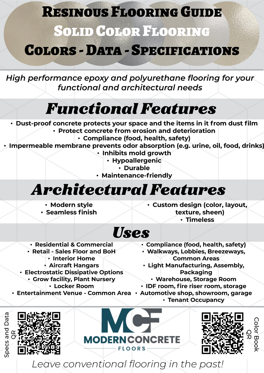 Solid Color Flooring — Durable. Modern. Seamless.