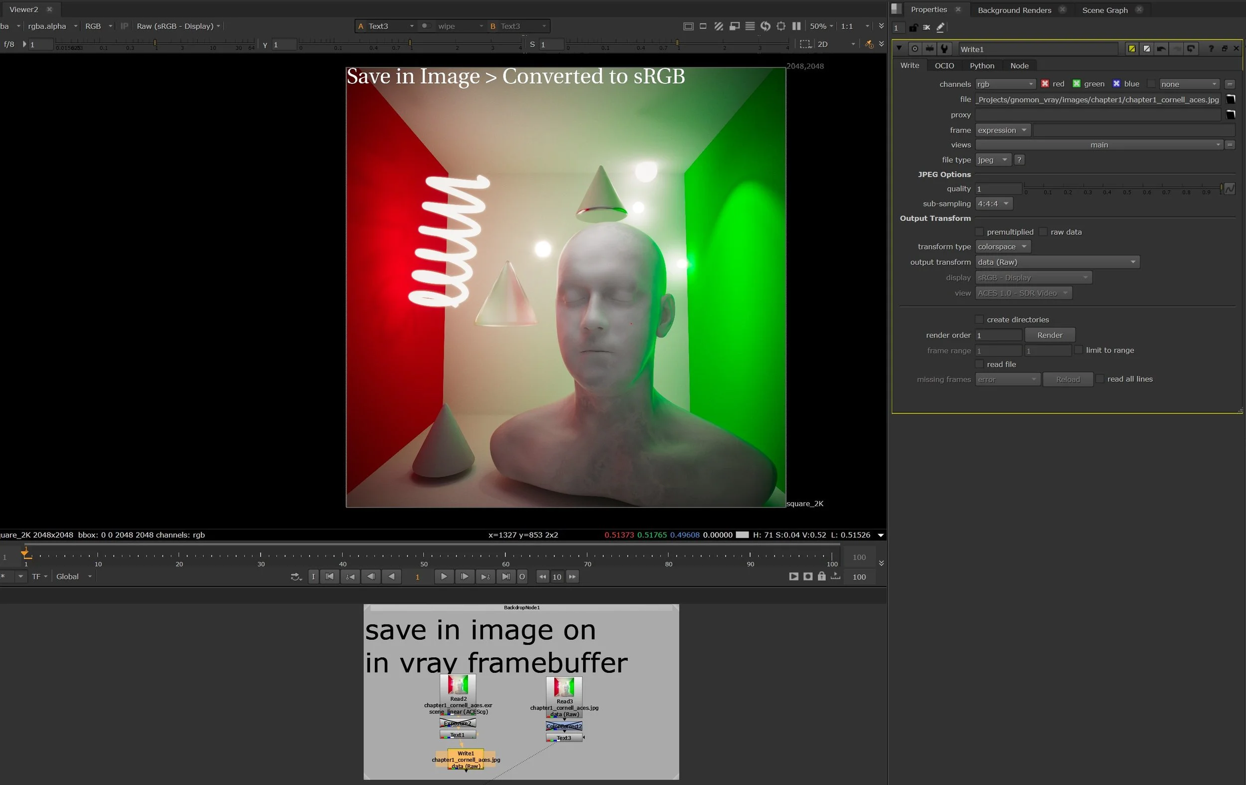 ACES 1.3 vs Linear to sRGB — alex corll
