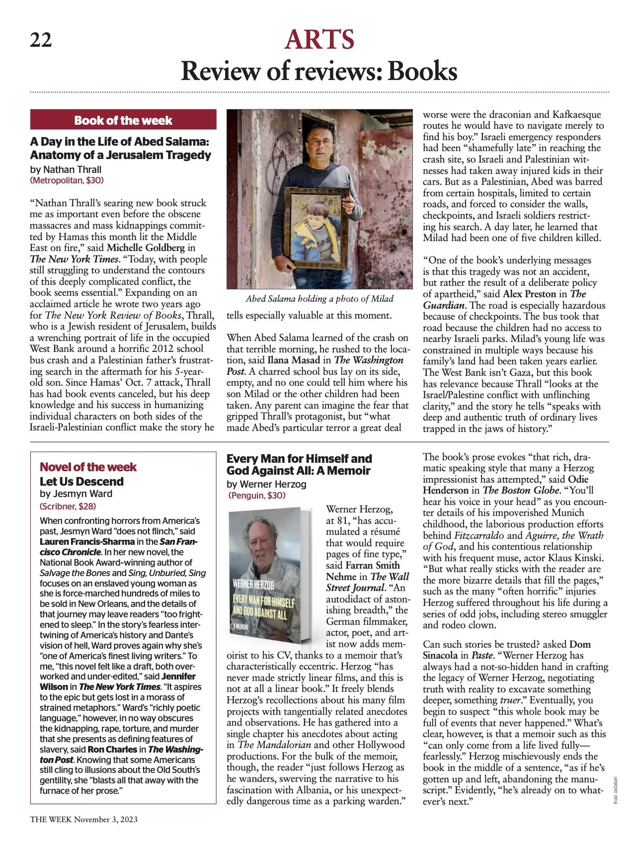 The Week - Book of the Week — Nathan Thrall