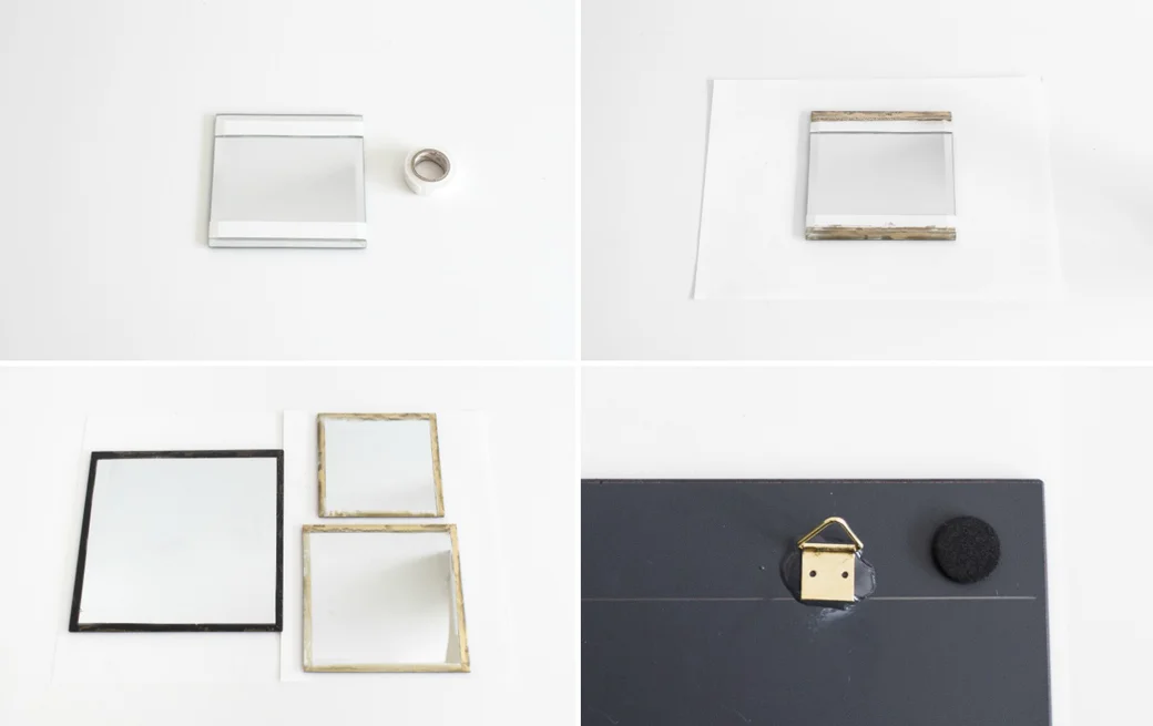 DIY: Set of 3 Hanging Mirrors — decor8