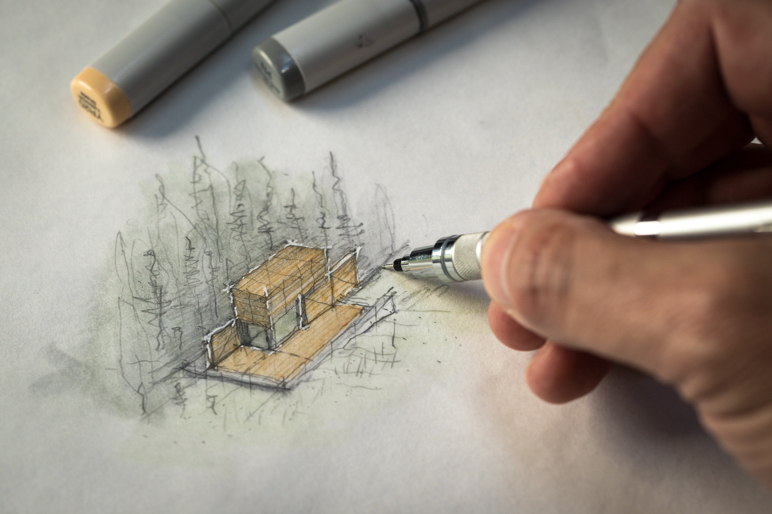 Architectural Sketching Techniques Tips 30x40 Design Workshop