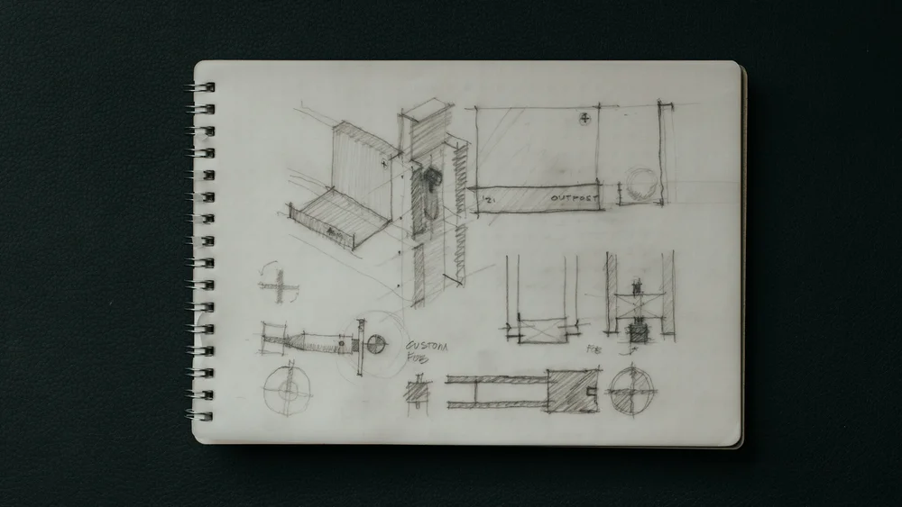 Sketching Architectural Details For A House | 30X40 Design Workshop