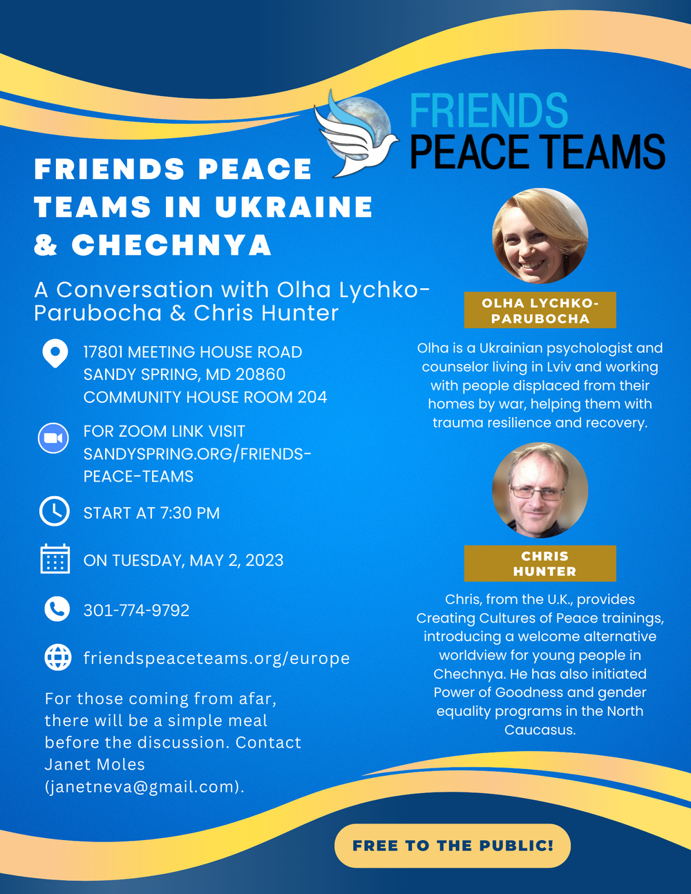 Friends Peace Teams — Sandy Spring Meeting of the Religious Society of ...