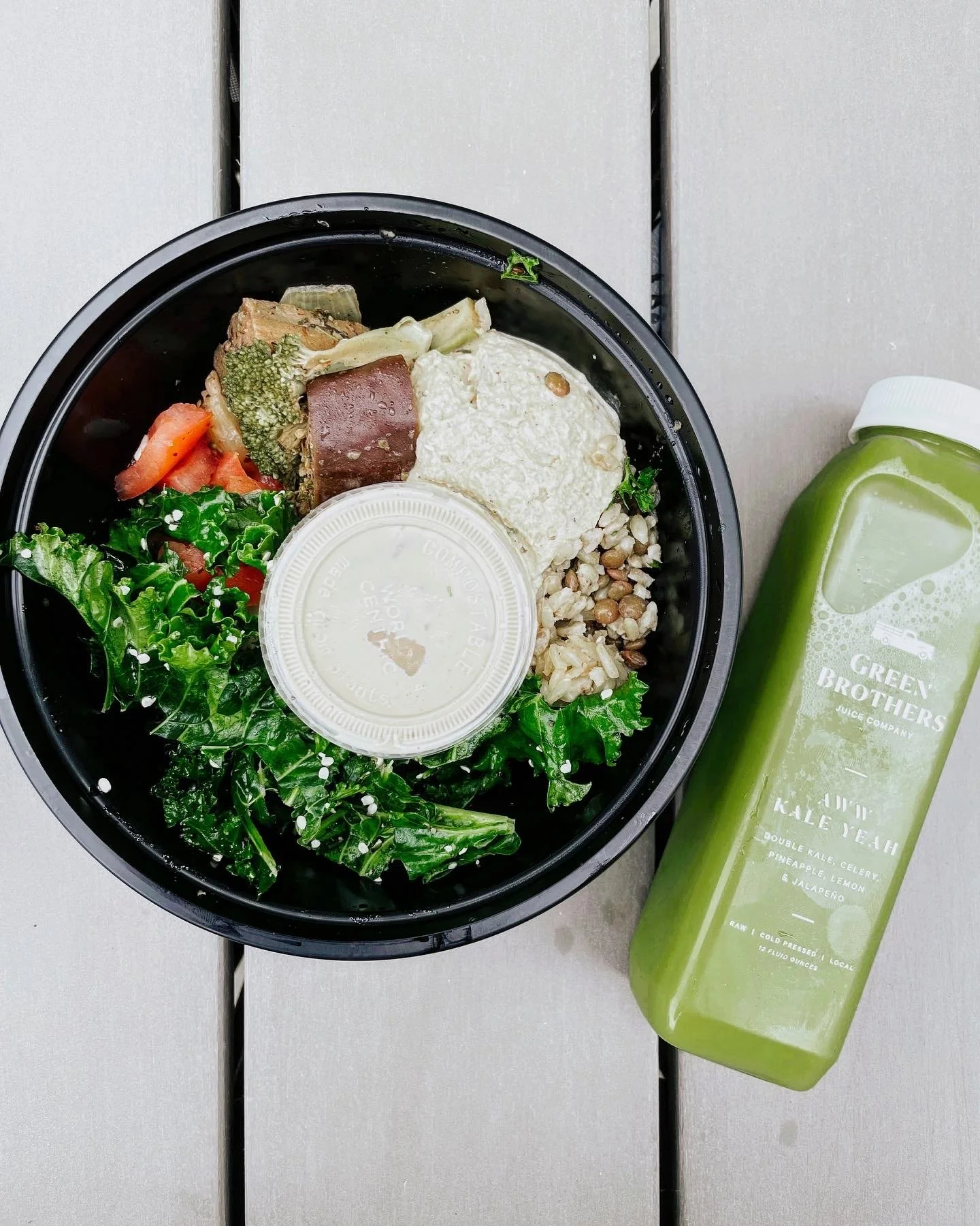 Vegan friendly menu - Green Brothers Juice