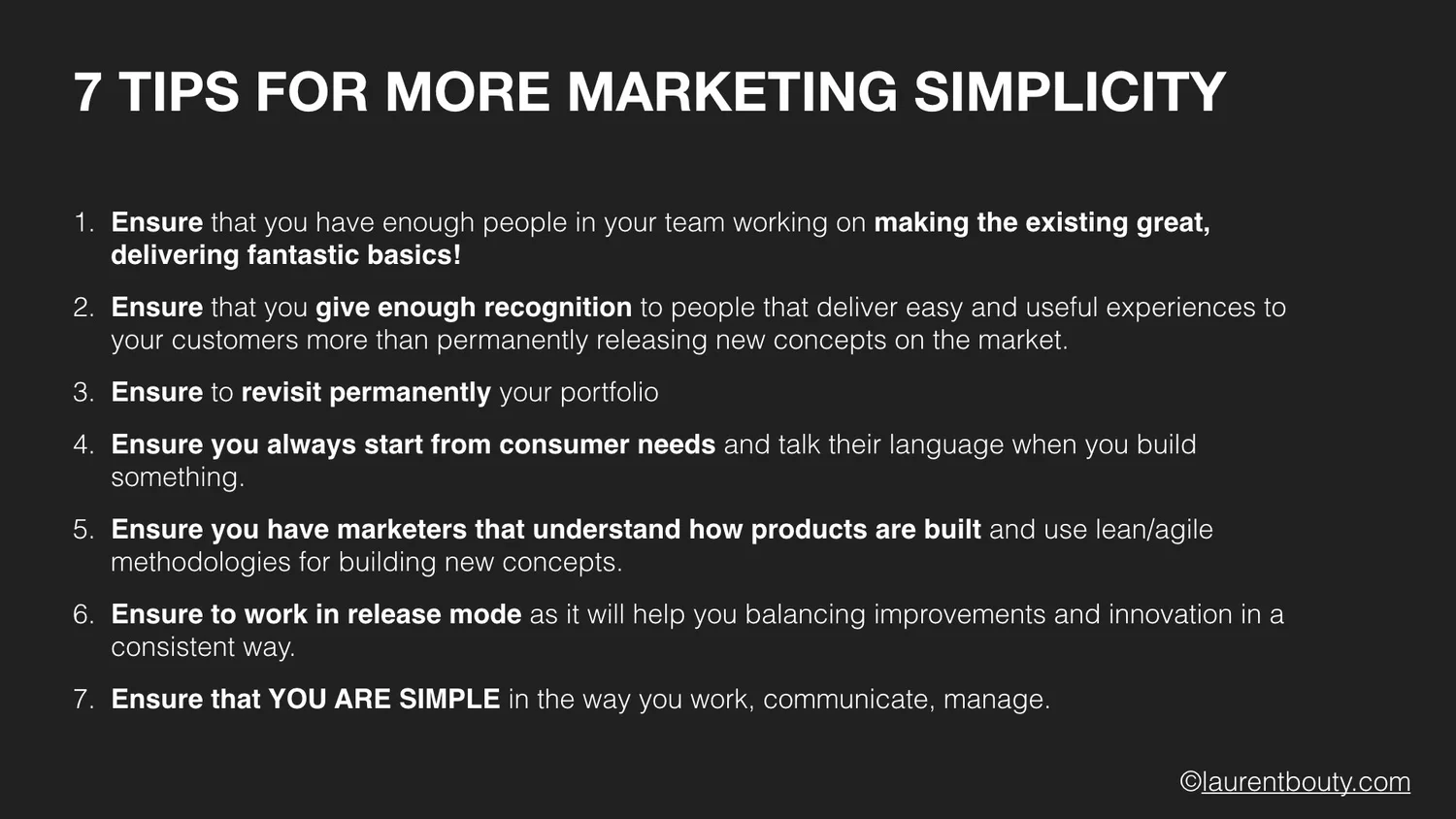 What are the Benefits of Simplicity in Marketing? — Laurent Bouty