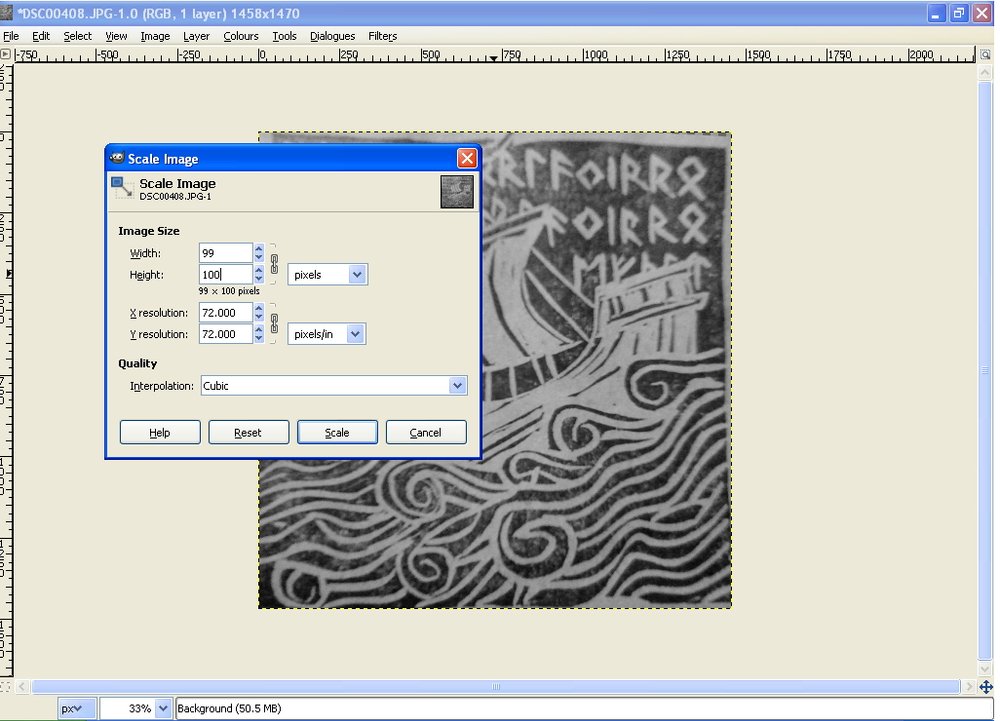Tutorial: Turn an image/photo in a chart with GIMP — Lucy Hague