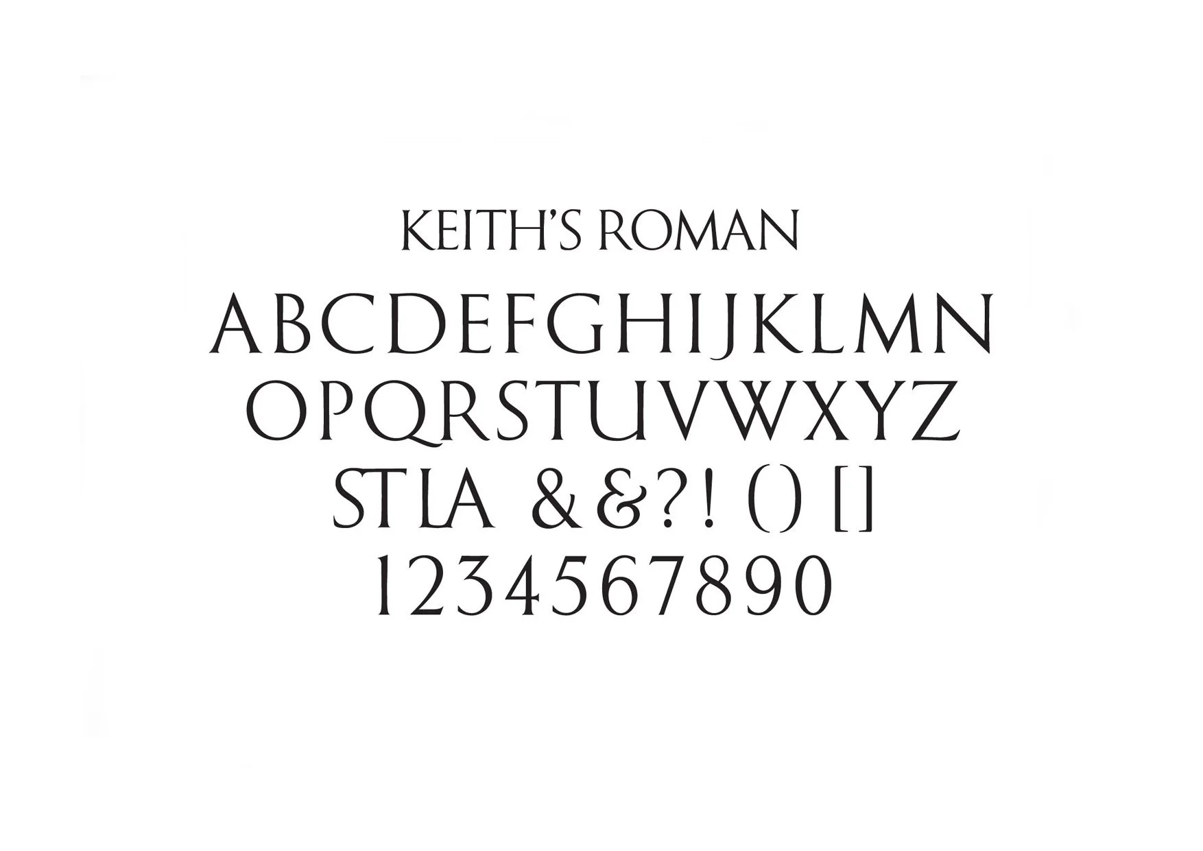 Typographer | Keith Morris