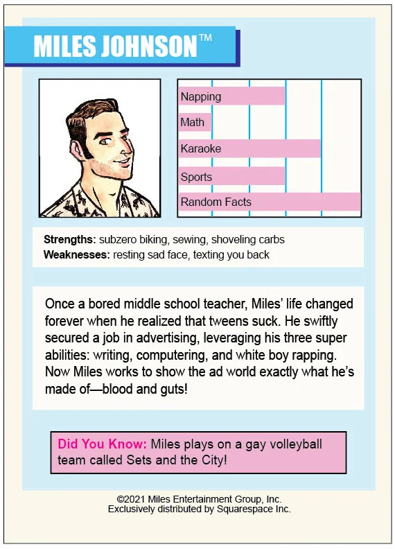 About Me — Miles Johnson