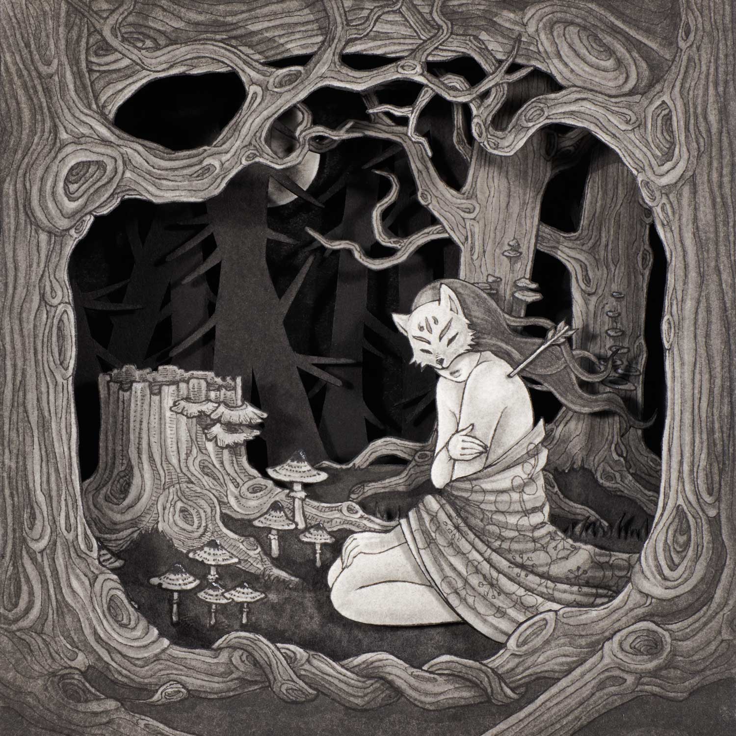 Magical Fine Art Prints | Daria Aksenova | Paper Cut Shadowbox Art ...