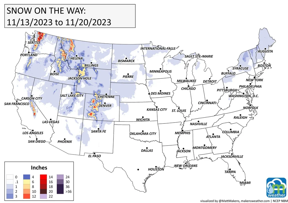 Weekly Weather Watch: Monday, November 13th, 2023 — Makens Weather ...