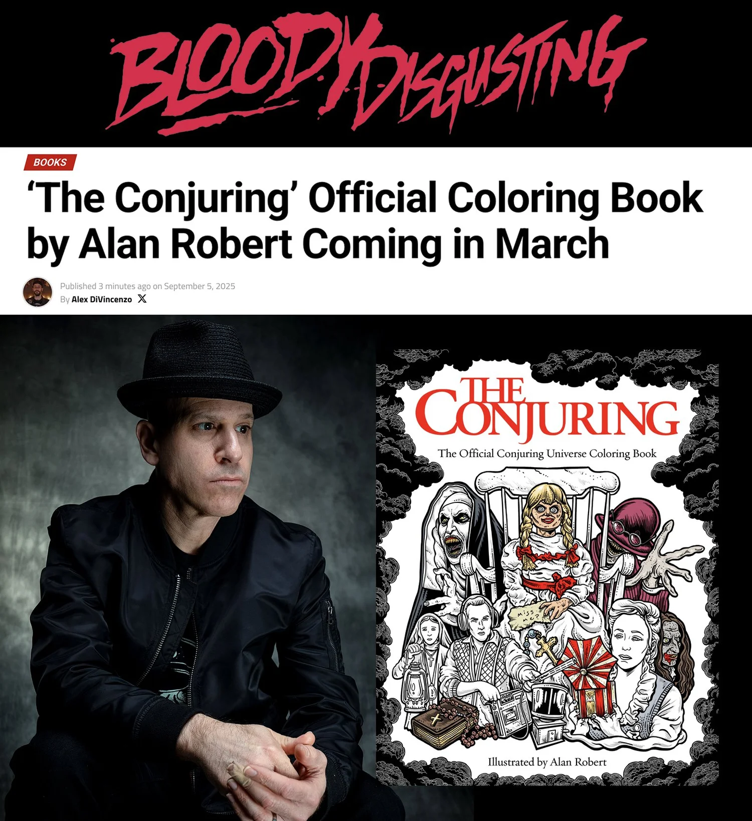 Alan Robert Official Site: Life of Agony & The Beauty of Horror