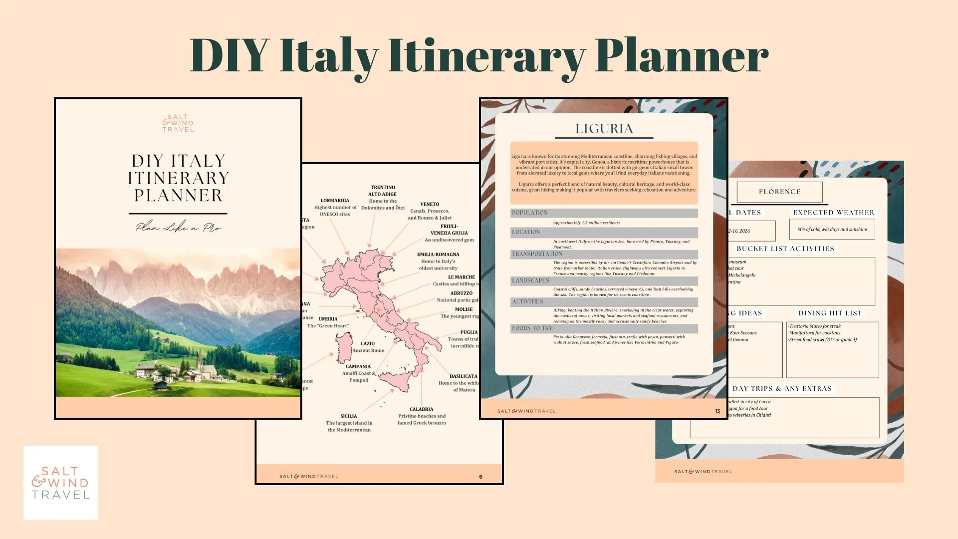 Italy Itinerary Planner — Salt & Wind Travel