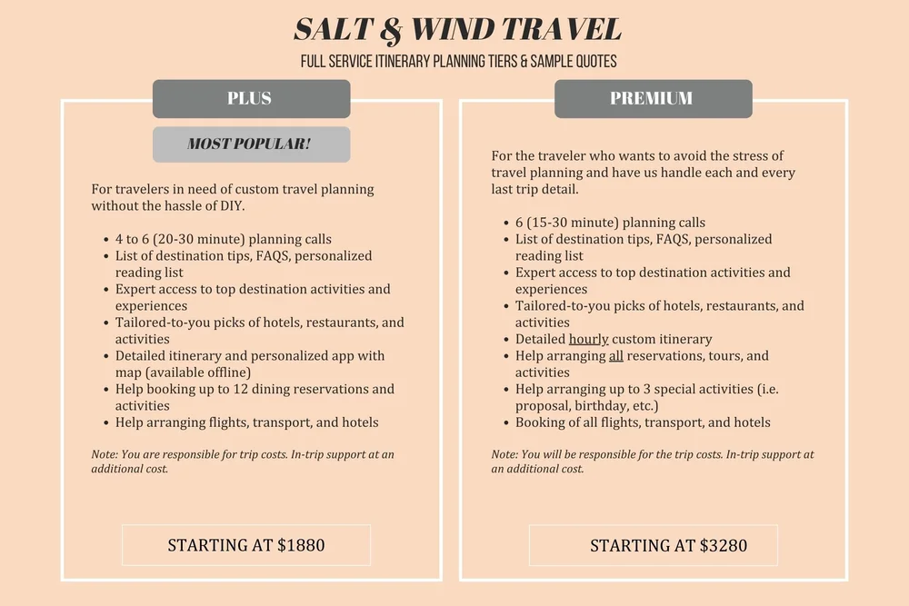 Custom Travel Planning — Salt & Wind Travel