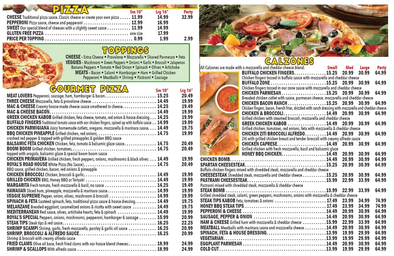 THE BEST PIZZA, ROAST BEEF, SEAFOOD, SANDWICHES, PASTA, CALZONE, SALAD ...