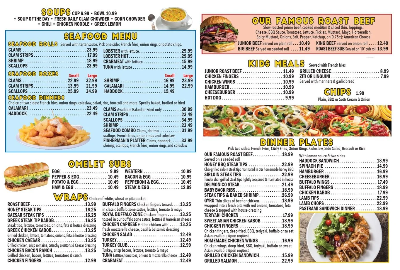 THE BEST PIZZA, ROAST BEEF, SEAFOOD, SANDWICHES, PASTA, CALZONE, SALAD ...