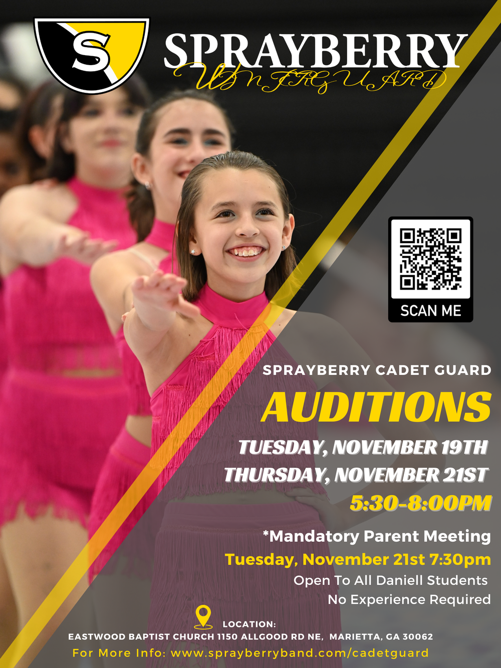 Cadet Winter Guard — Sprayberry Band of Gold