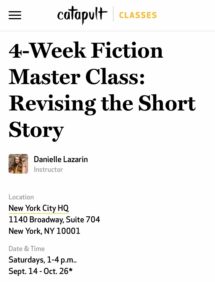 Danielle Lazarin events — Danielle Lazarin