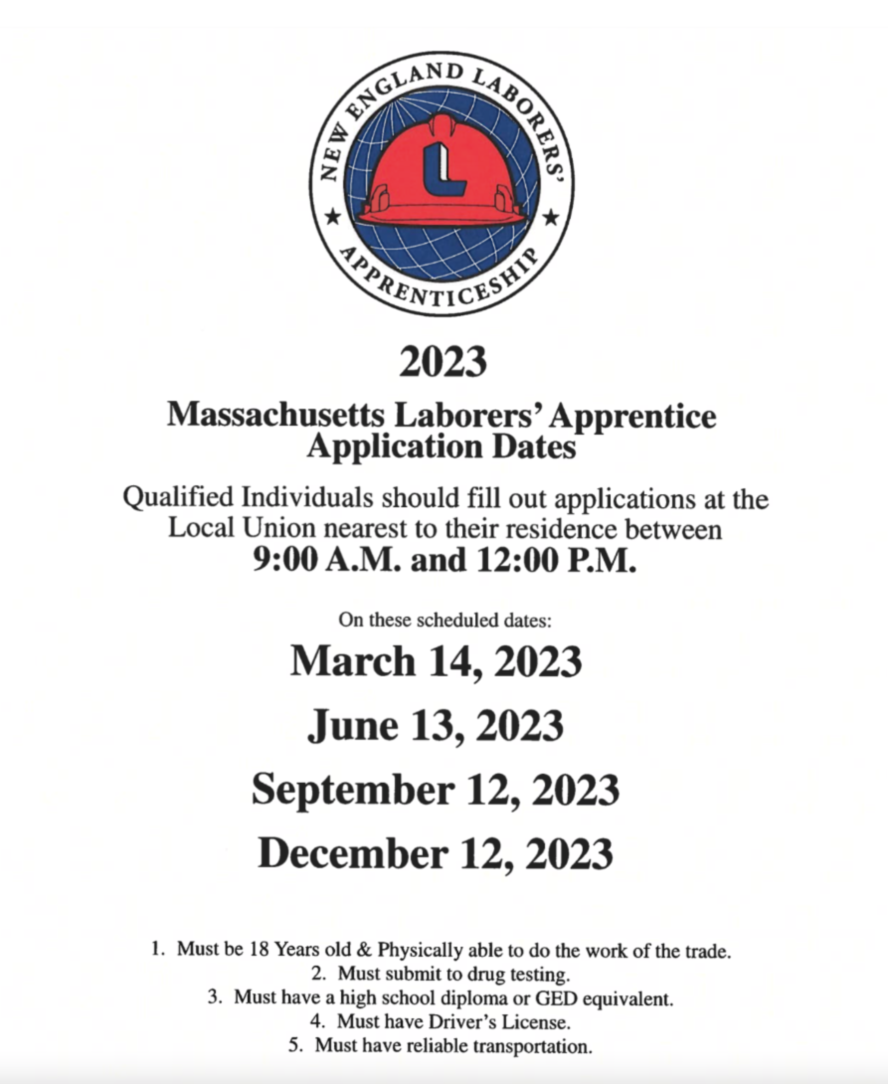New England Laborers' Apprenticeship Program