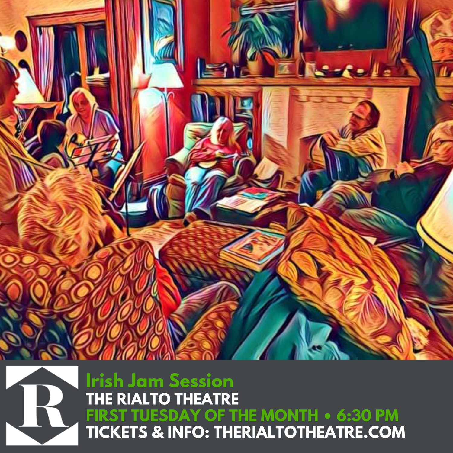IRISH JAM SESSION! - 01/06/2026 — The Rialto Theatre