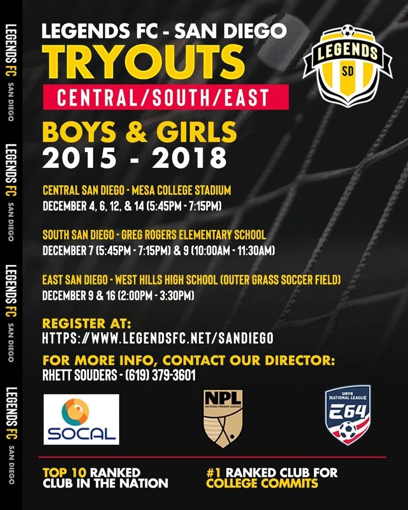 Welcome Legends San Diego — Legends FC
