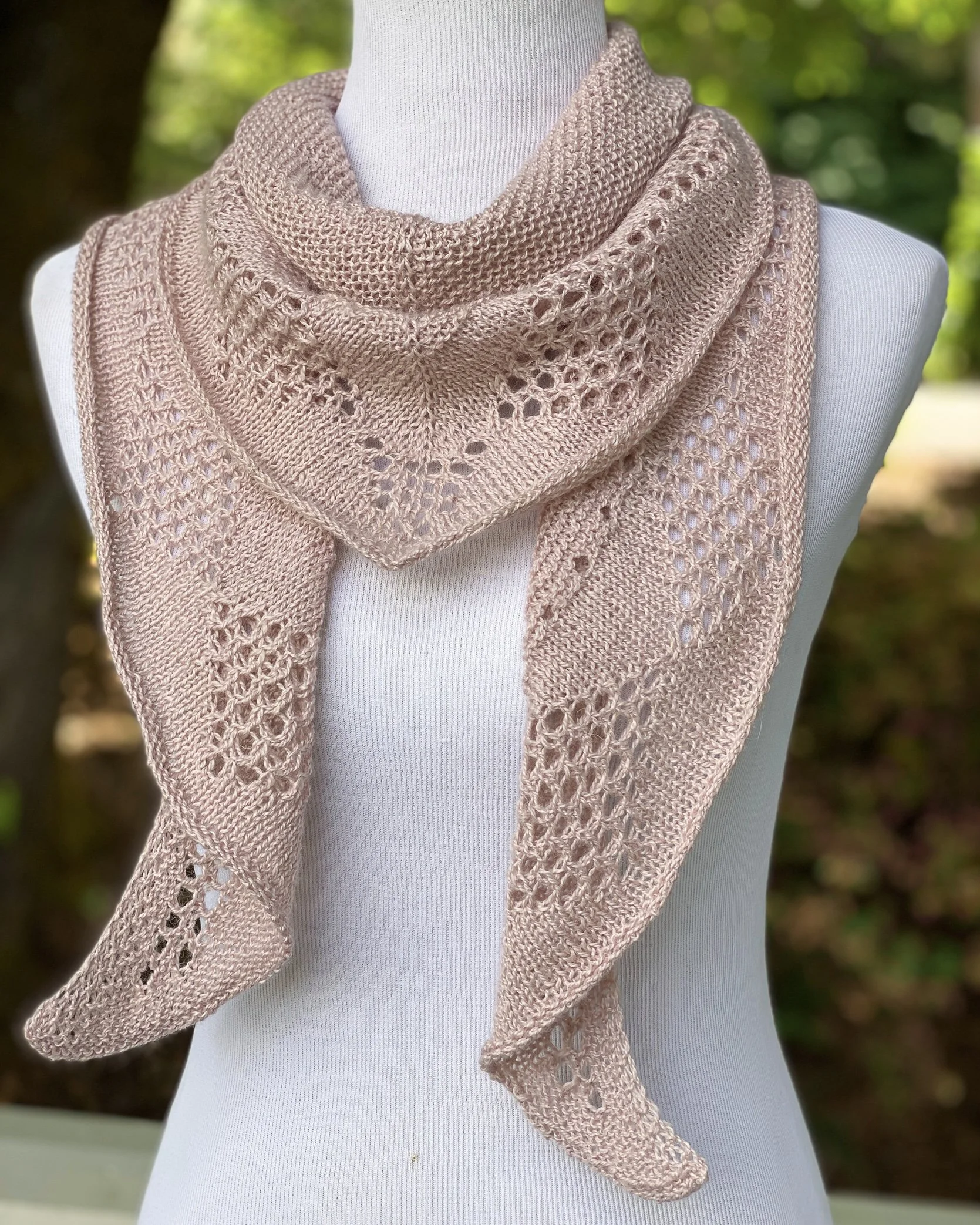 Trillium Lake Scarf - Knitting Pattern - Shawl — Knit for the Soul by Kay Hopkins