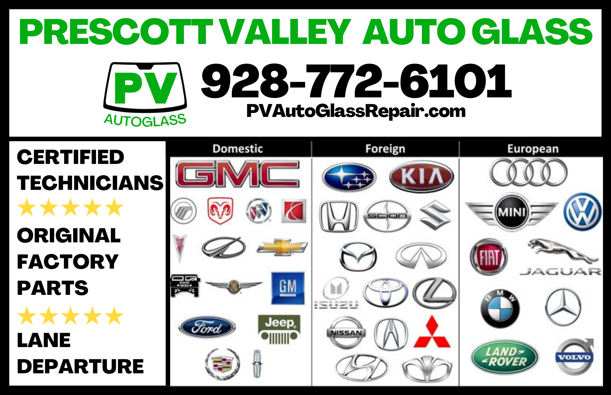 Special Deals — Prescott Valley Auto Glass