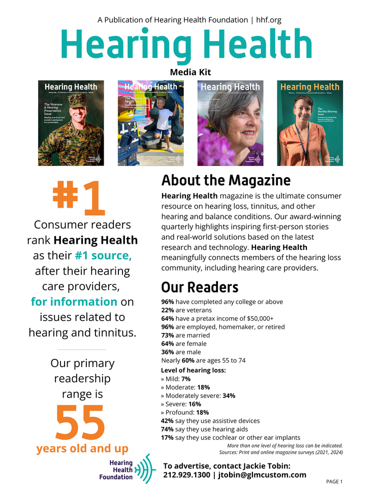 Hearing Health Magazine | Award-Winning Consumer Publication — Hearing ...
