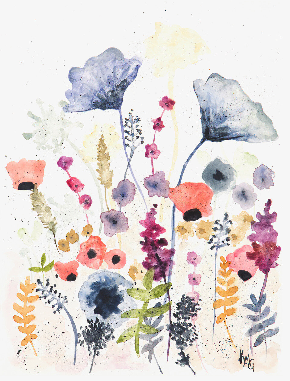 Wildflowers Watercolor