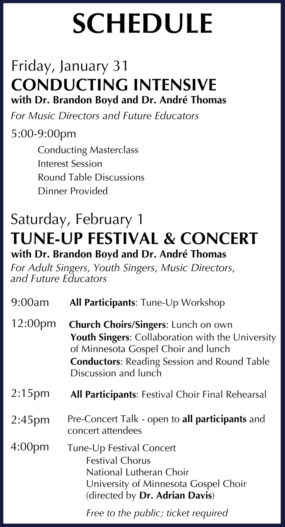 Choral Tuneup Landing Page — National Lutheran Choir