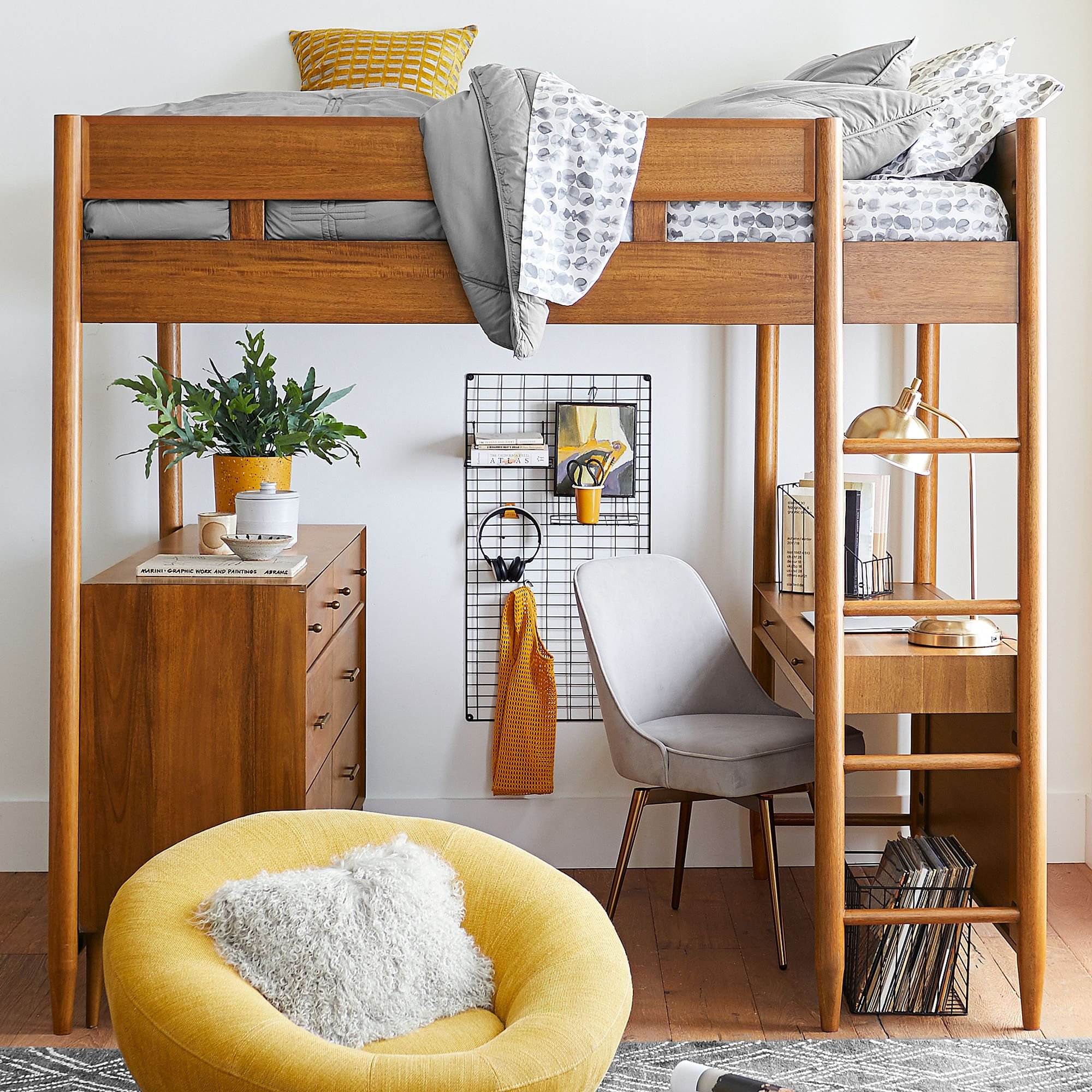 A Mid-Century Modern Style Dorm — JJones Design Co.