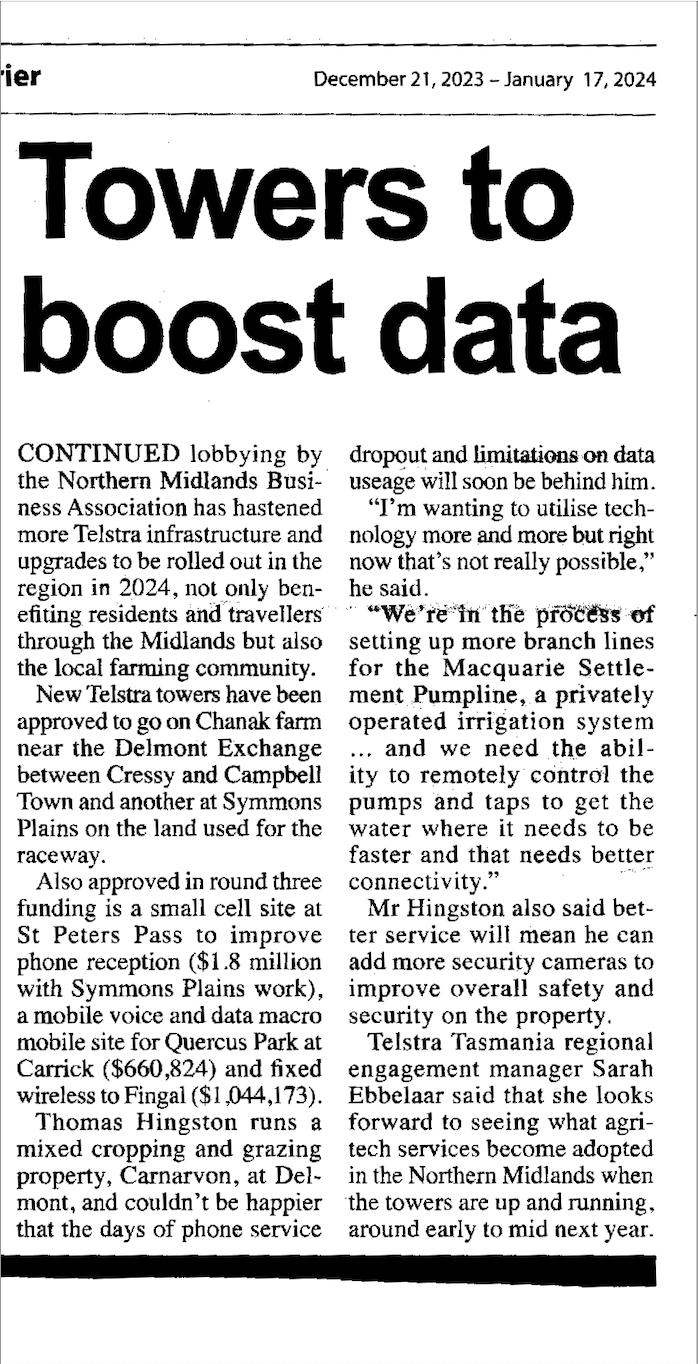 Towers to Boost Data — NMBA