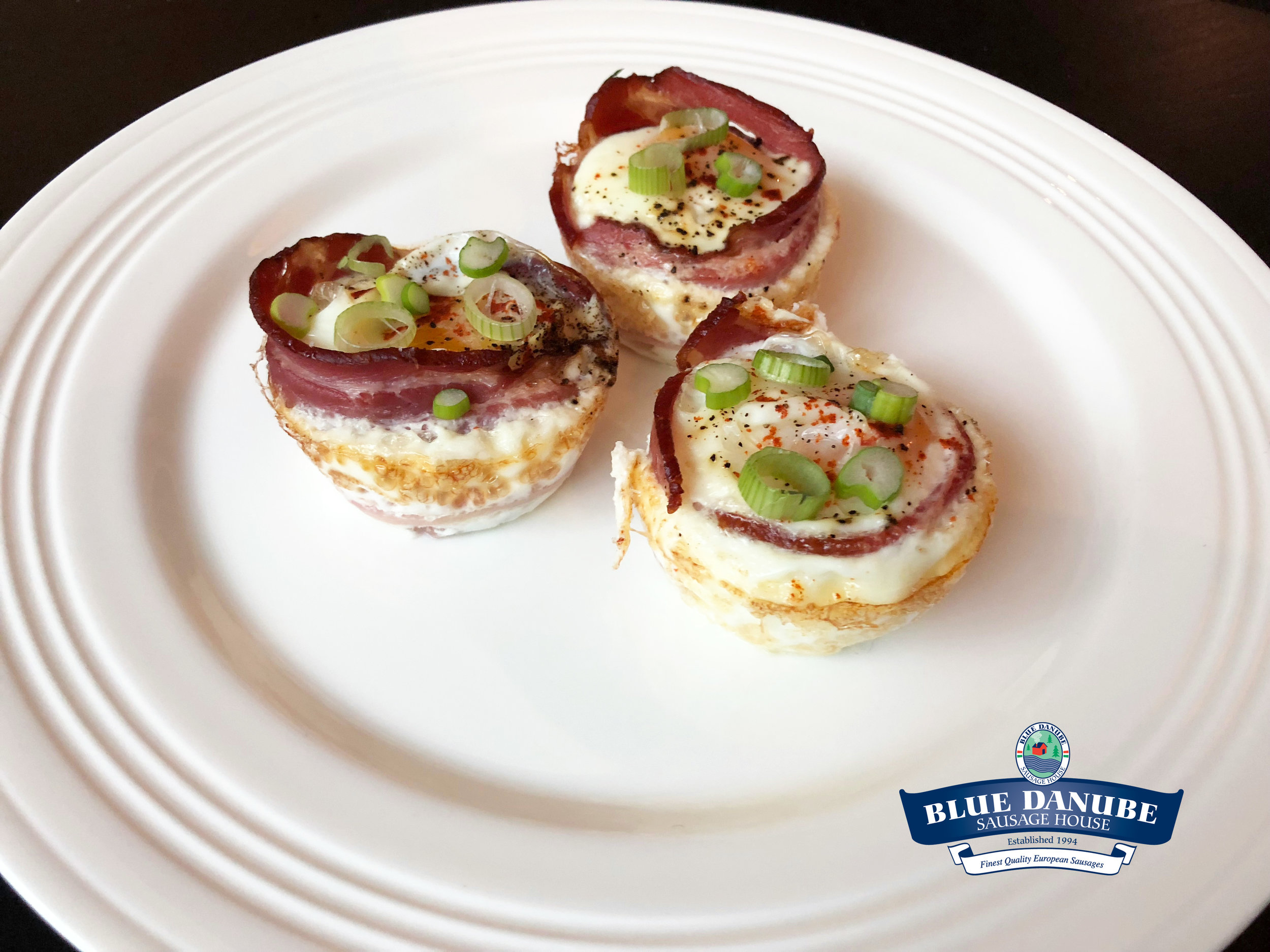 Egg and Bacon Breakfast Cups — Blue Danube Sausage House Ltd.