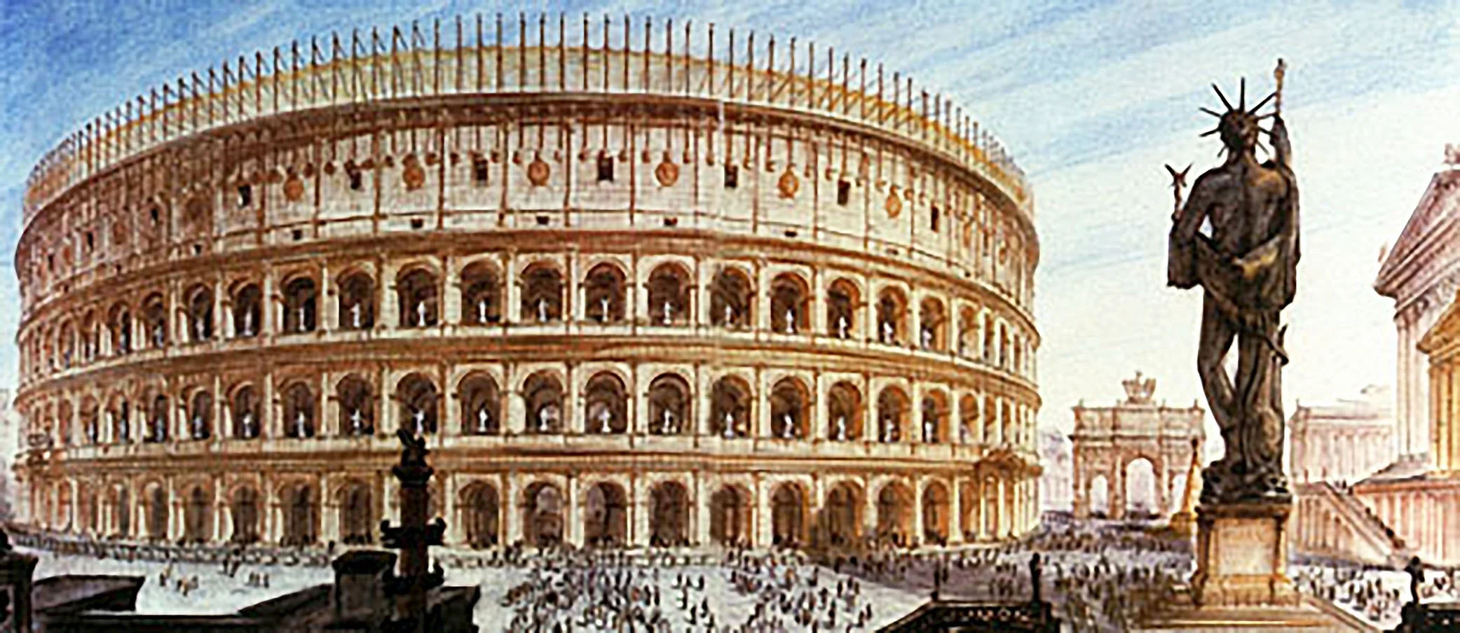 Il mistero dei resti del colosso di Nerone, la statua che ha dato il ...