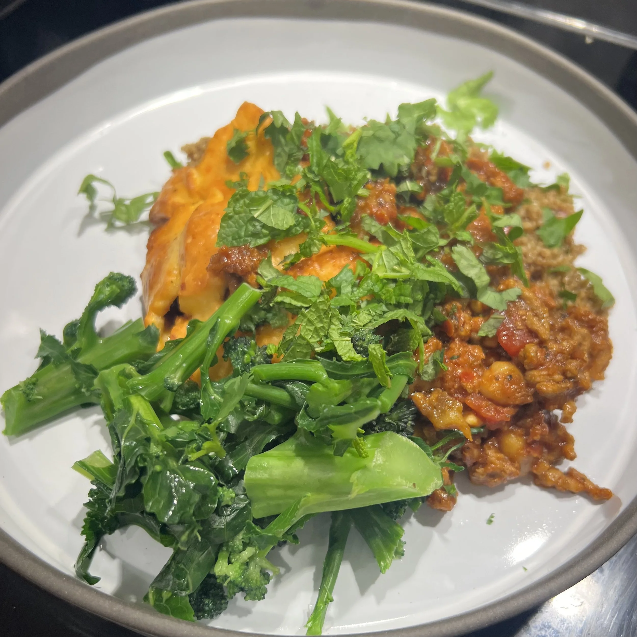 my kitchen — three grey