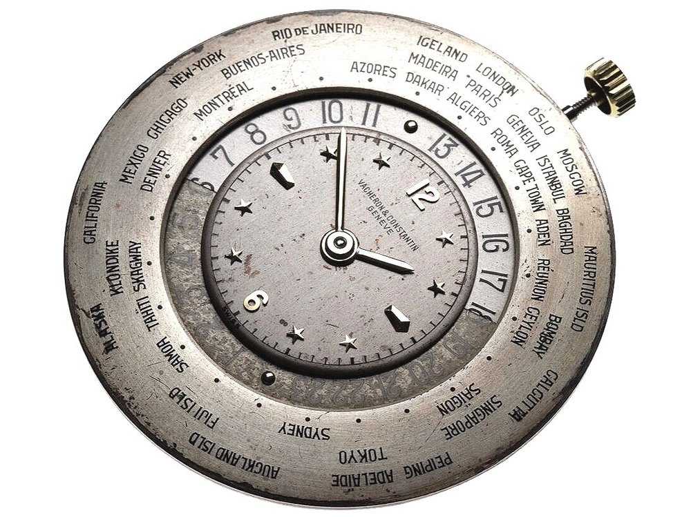 Vacheron Constantin Fine And Rare World Time Pocket Watch | atelier ...