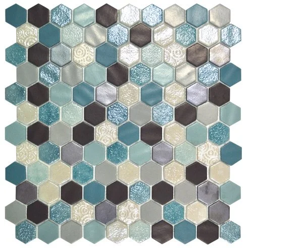 Onix Hex Glass Mosaic — Statements Tile