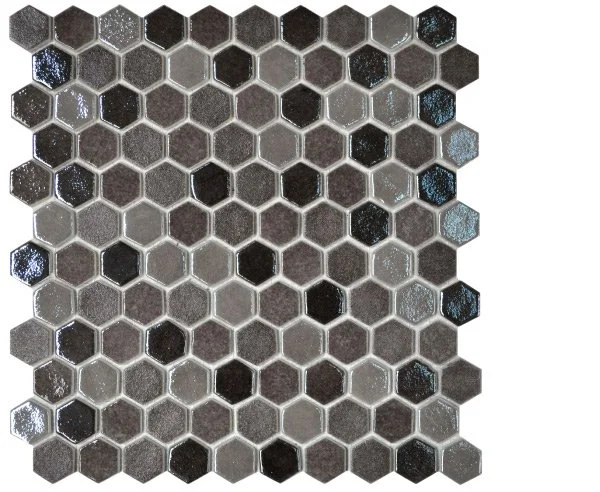 Onix Hex Glass Mosaic — Statements Tile