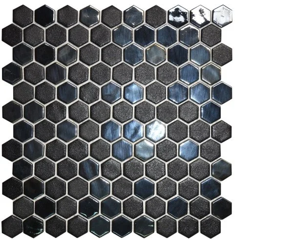 Onix Hex Glass Mosaic — Statements Tile