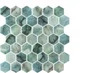 Onix Hex XL Glass Mosaic — Statements Tile