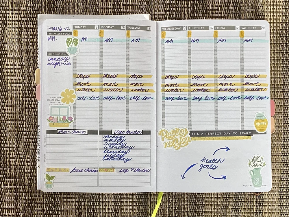 How to Turn Your Passion Planner into a Health Journal — WRITING MINDSET