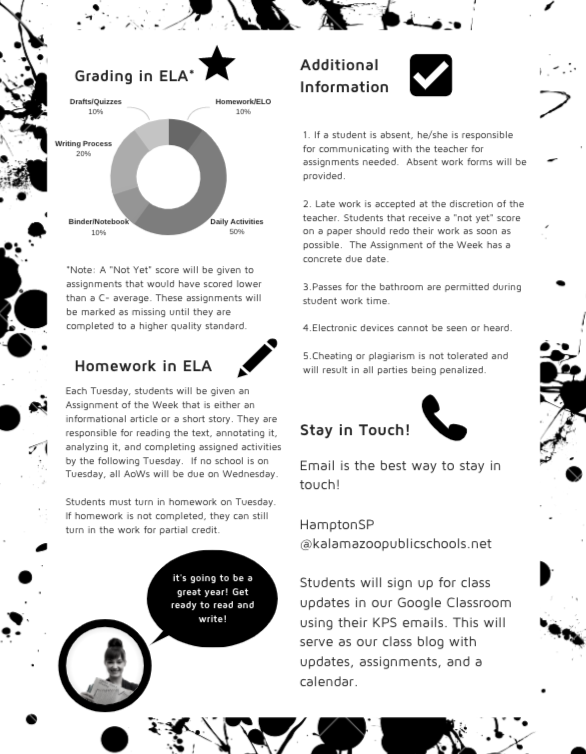 How To Makeover A Middle School Syllabus Using Canva WRITING MINDSET